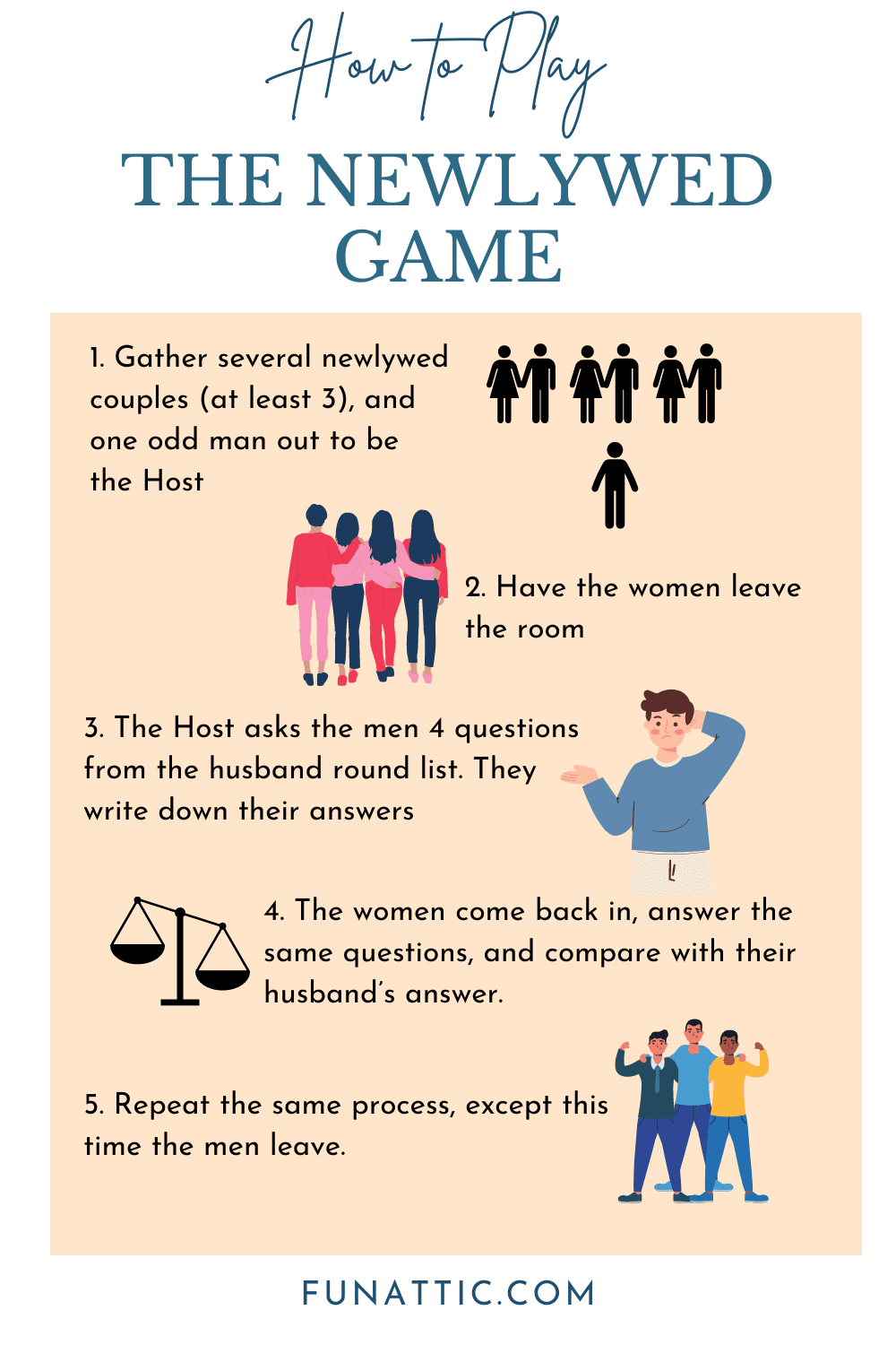 220+ Newlywed Game Questions for Large Groups - FunAttic – Spreading ...