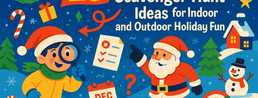25 Christmas Scavenger Hunt Ideas for Indoor and Outdoor Holiday Fun ...
