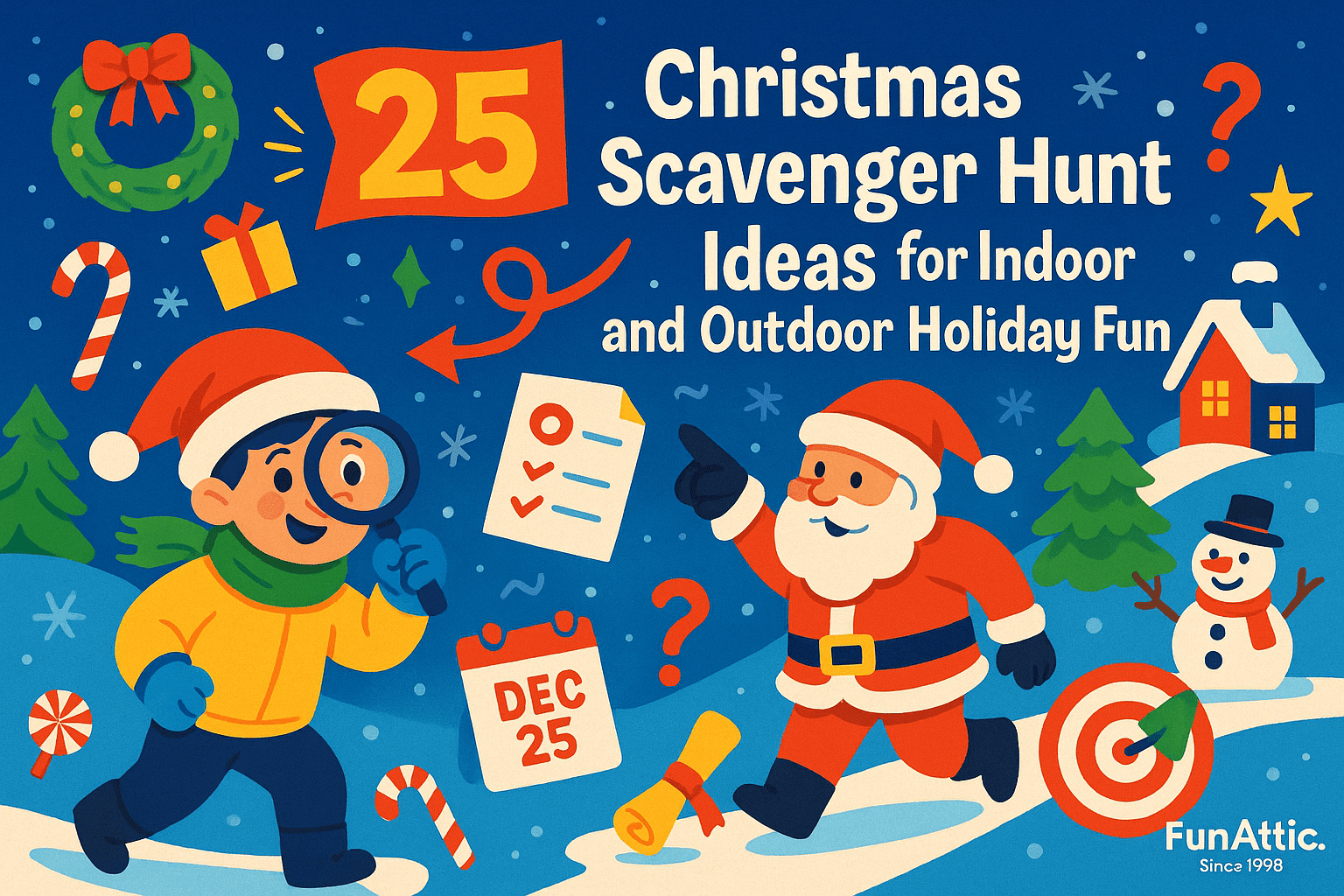 25 Christmas Scavenger Hunt Ideas for Indoor and Outdoor Holiday Fun ...
