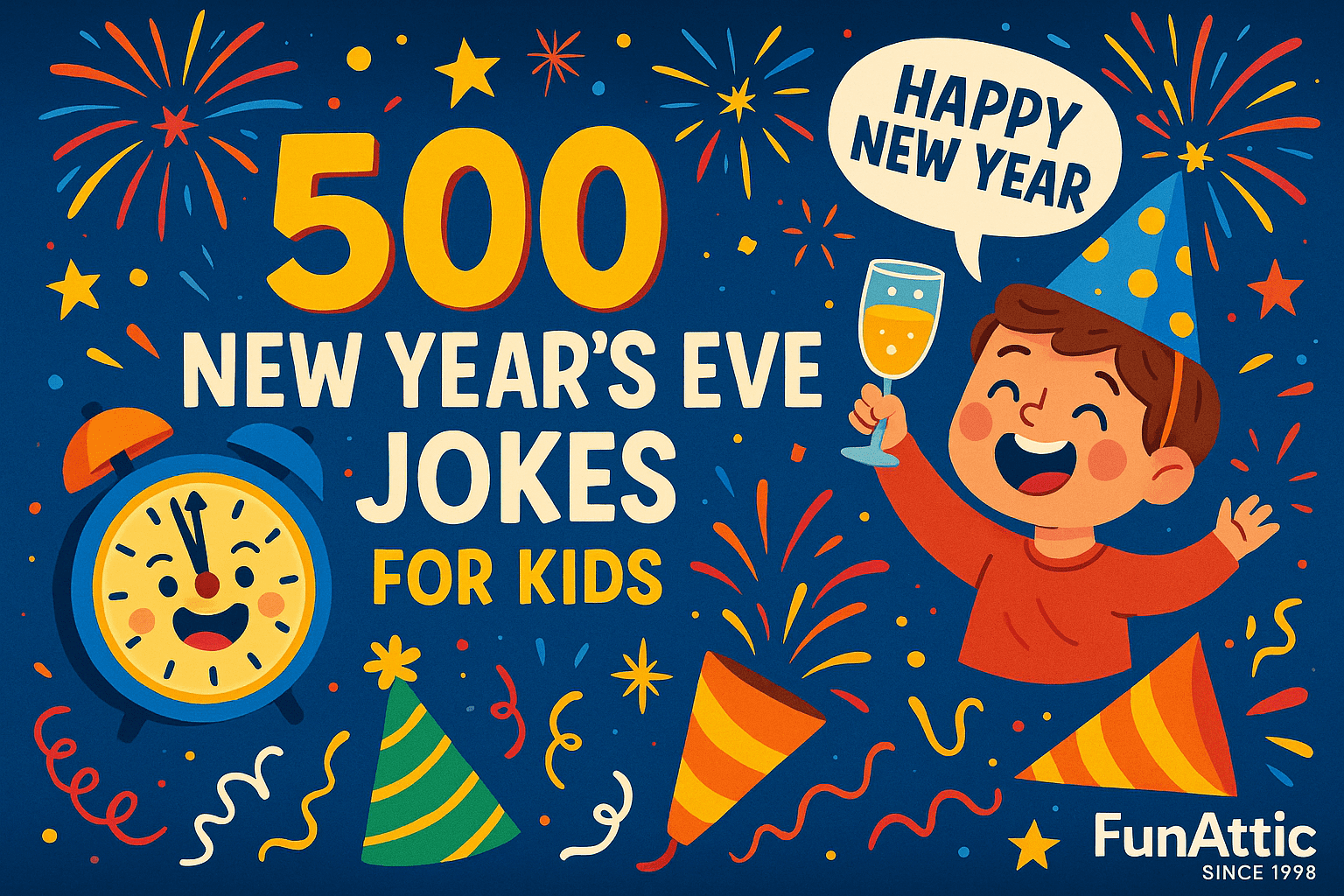 500 New Year’s Eve Jokes for Kids - FunAttic – Spreading Fun Since 1998