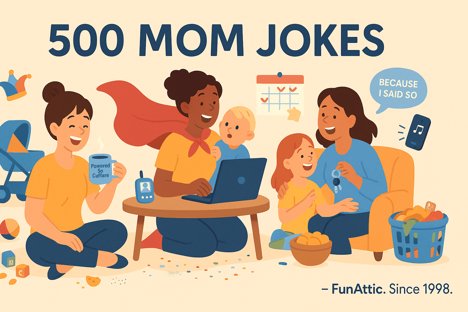 500 Mom Jokes Every Parent Will Love - FunAttic – Spreading Fun Since 1998