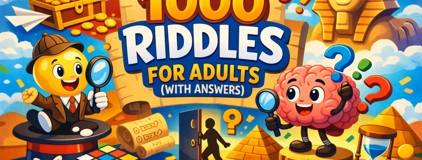 1000 Riddles for Adults That Will Outsmart, Amuse, and Slightly Annoy ...