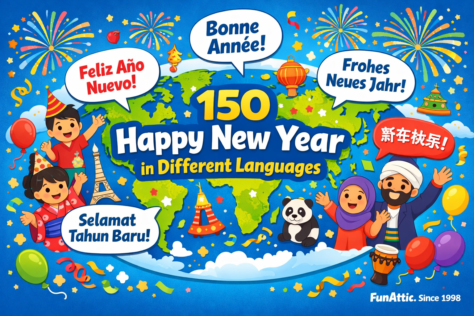 Happy New Year in Different Languages: 150 Global Greetings to Start ...