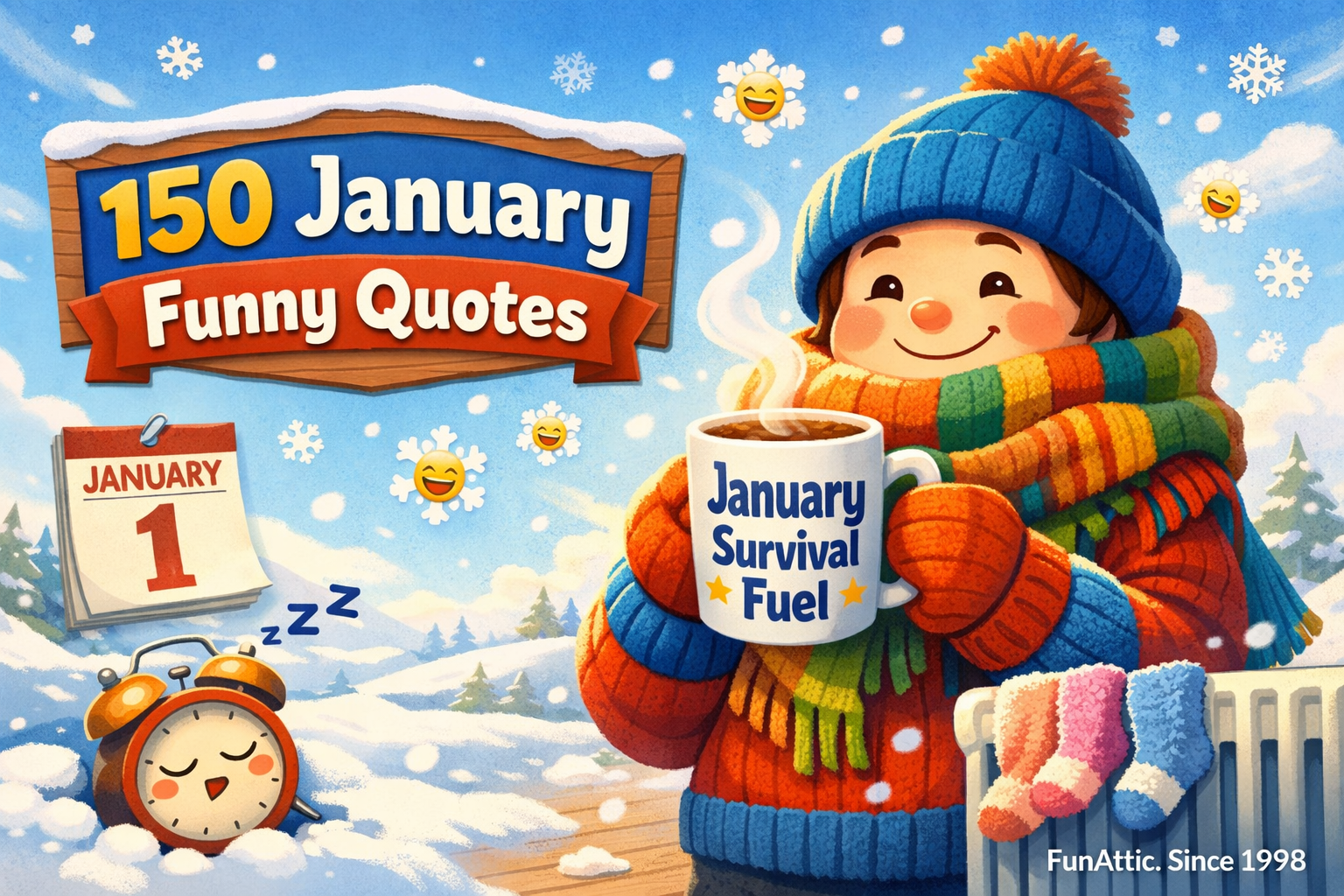150 January Funny Quotes That Make Cold Days Laughable - FunAttic ...
