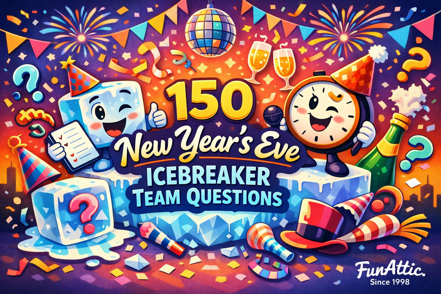150 New Year’s Eve Icebreaker Team Questions for Work