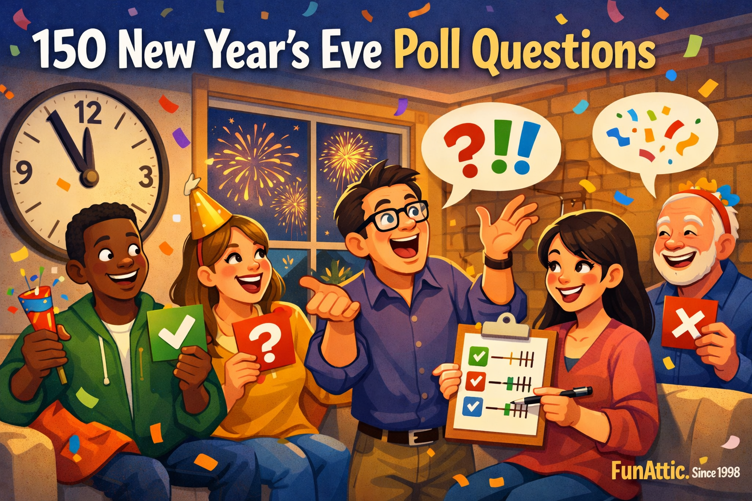 150 New Year’s Eve Poll Questions to Spark Laughs, and Debates (Fun ...