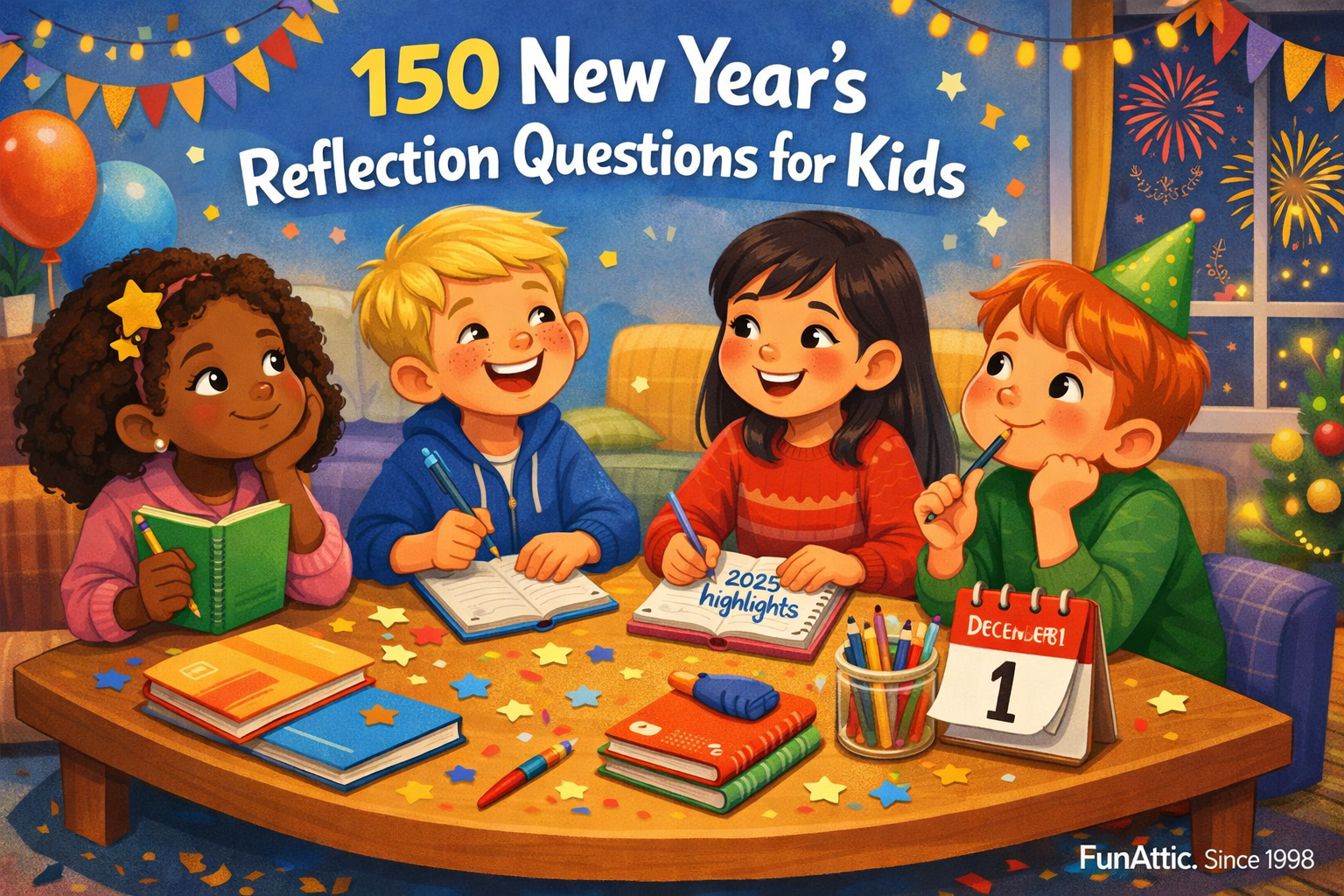 150 New Year’s Reflection Questions for Kids That Spark Smiles, Giggles ...