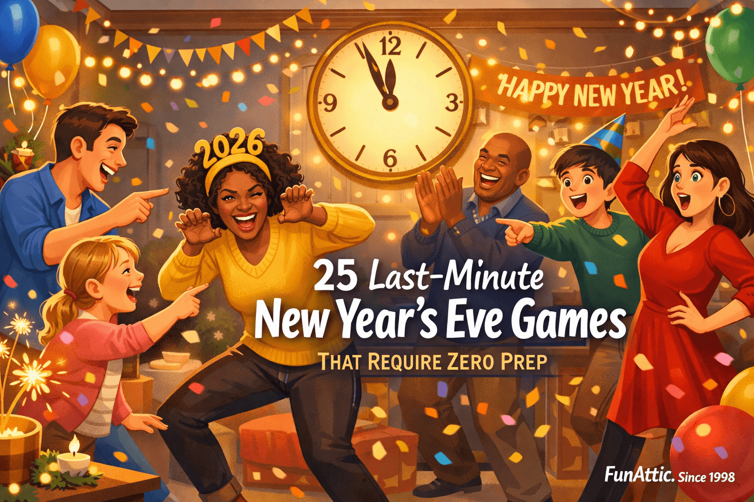 25 Last-Minute New Year’s Eve Games (No Prep & Instant Fun)