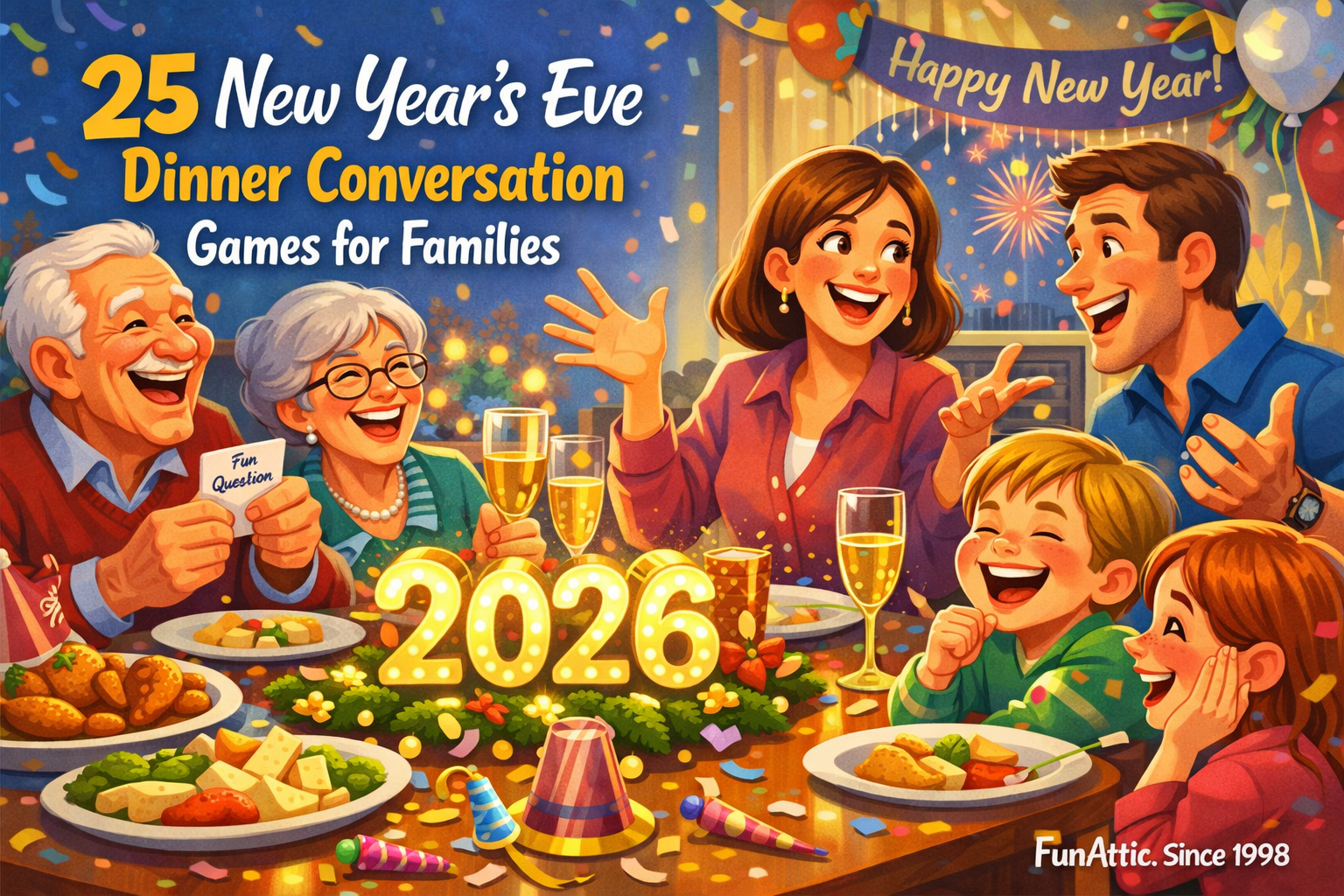 25 New Year’s Eve Dinner Conversation Games for Families That Turn ...