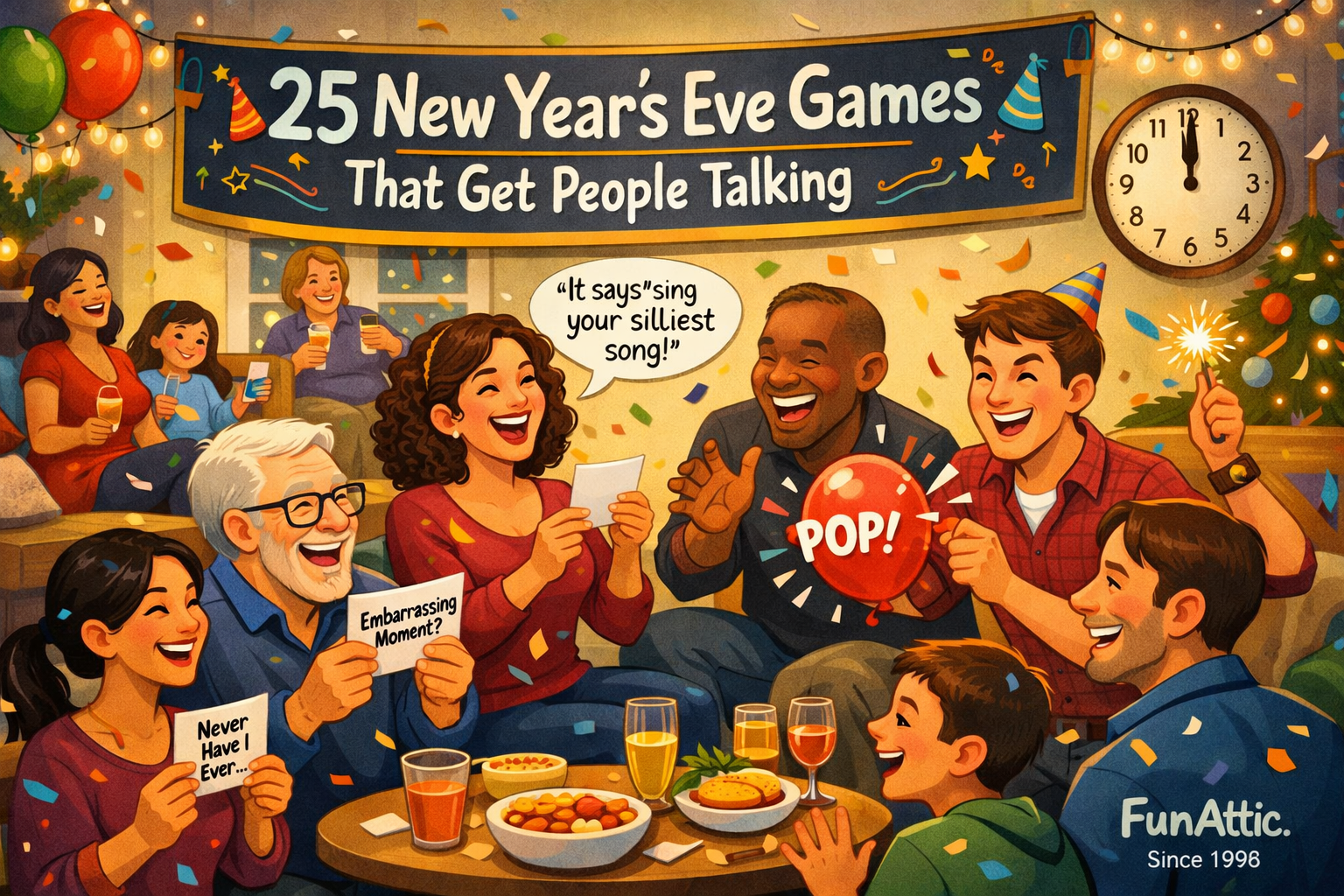 25 New Year’s Eve Games That Get People Talking (and Laughing Until ...
