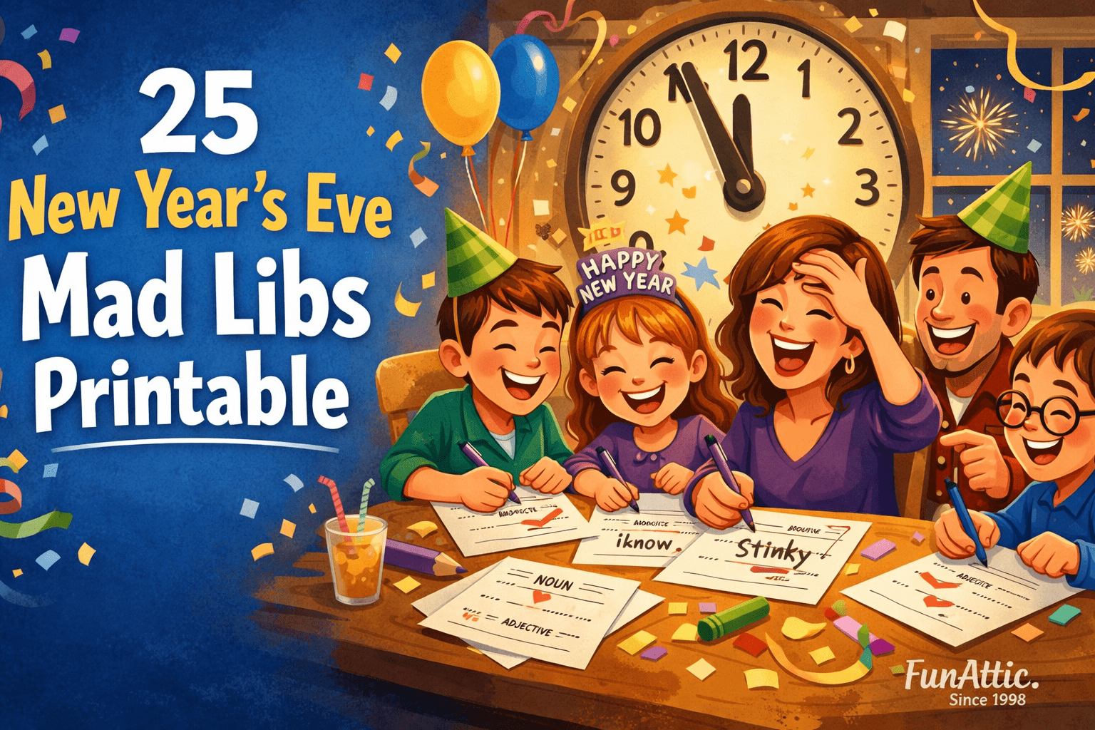 25 New Year’s Eve Mad Libs Printable That Make the Countdown Even ...