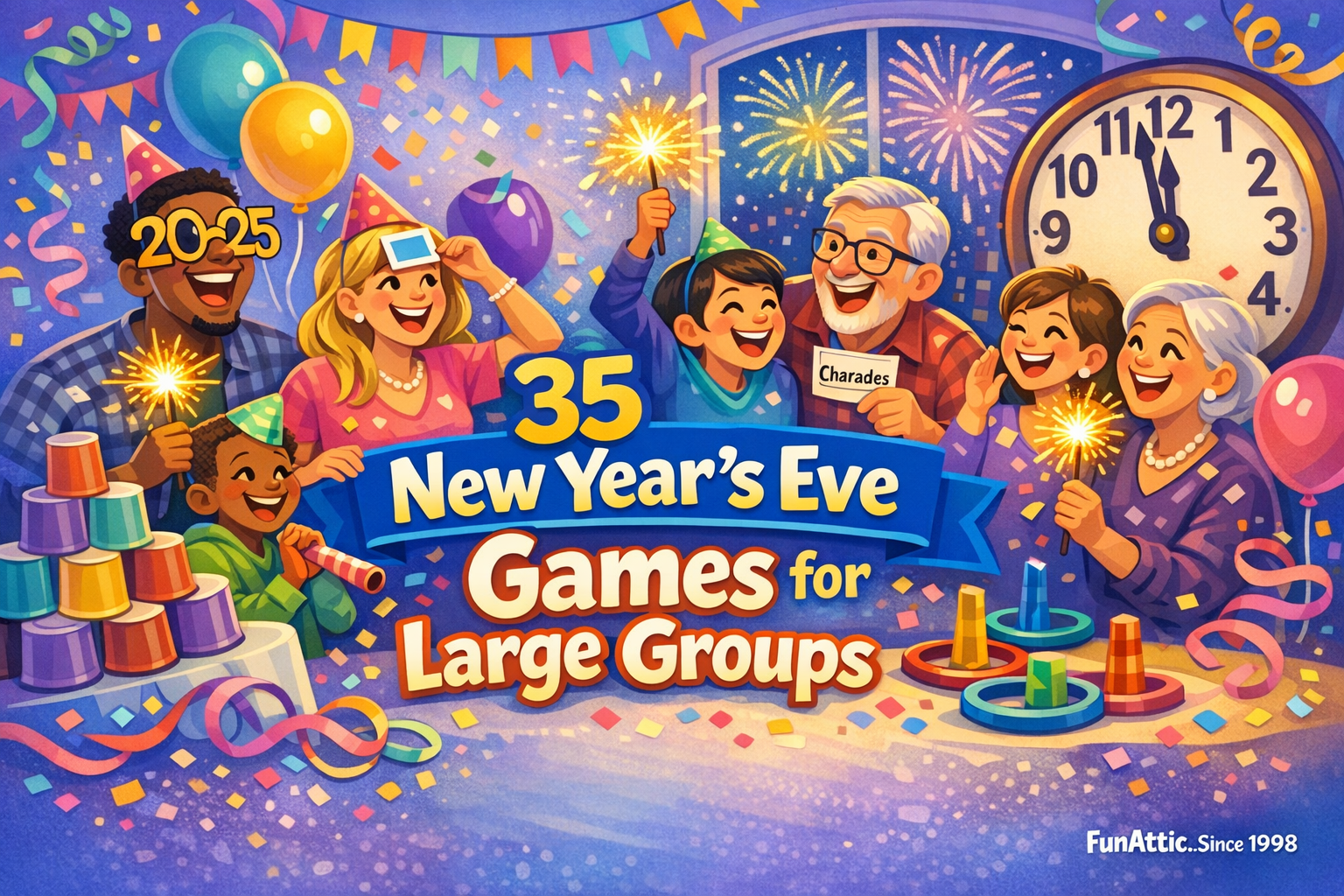 35 New Year’s Eve Games for Large Groups (Fun, Easy & Crowd-Approved ...