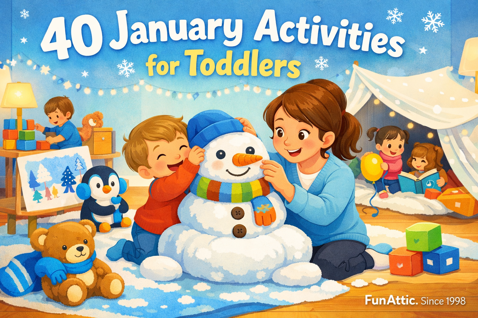 Tiny Hands, Big Fun: 40 January Activities for Toddlers That Beat ...