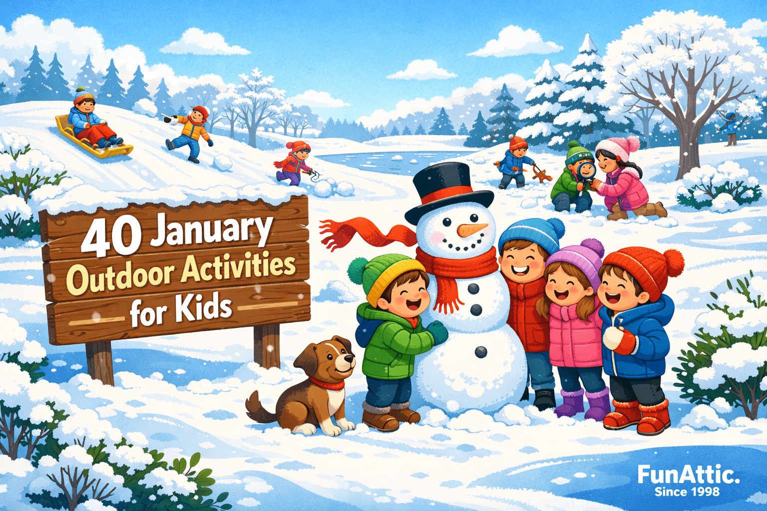 Winter Boredom, Be Gone! 40 January Outdoor Activities for Kids ...