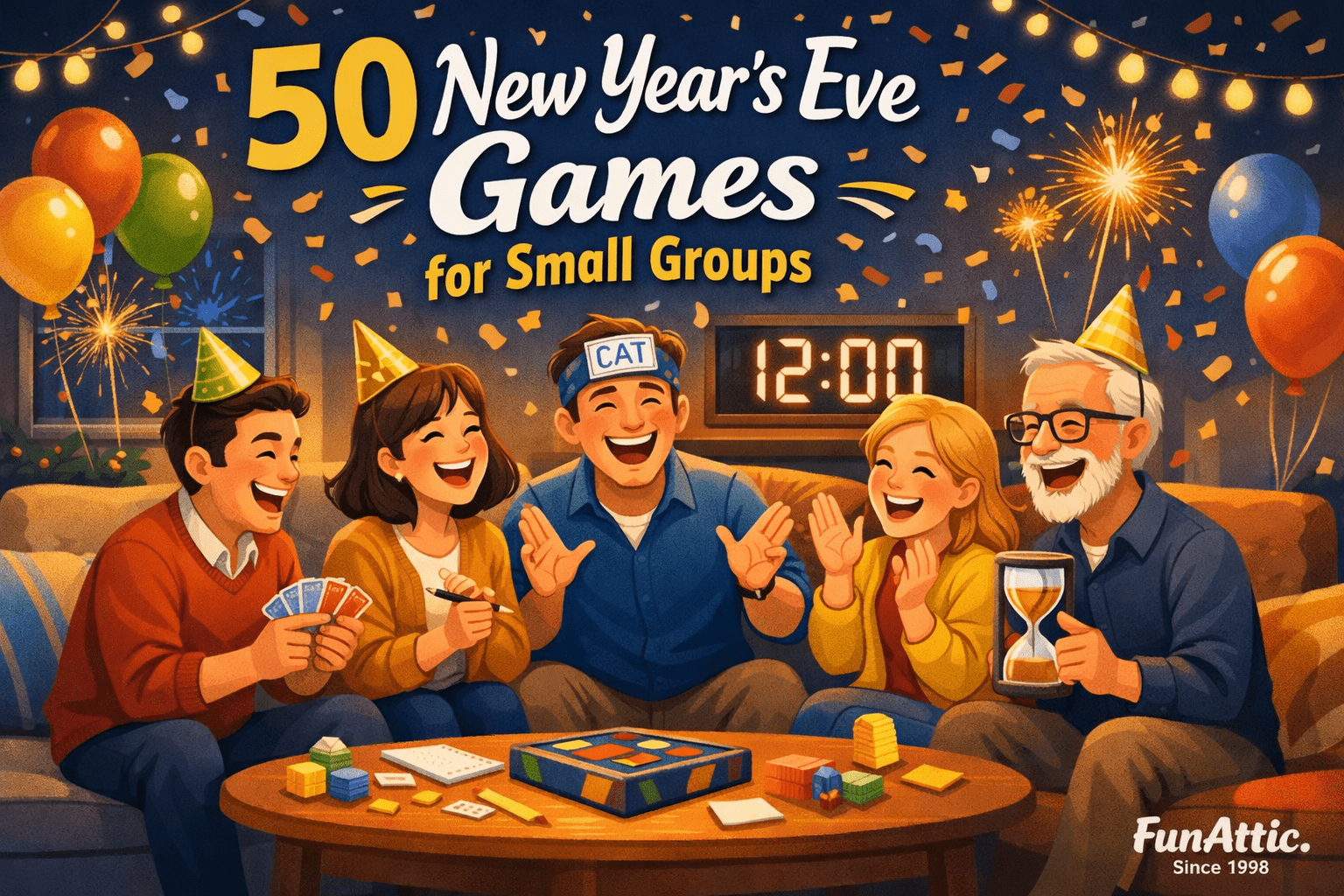 50 New Year’s Eve Games for Small Groups - FunAttic – Spreading Fun ...