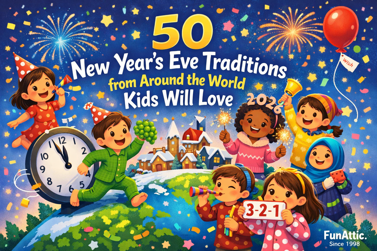 50 New Year’s Eve Traditions from Around the World Kids Will Love (Kid ...