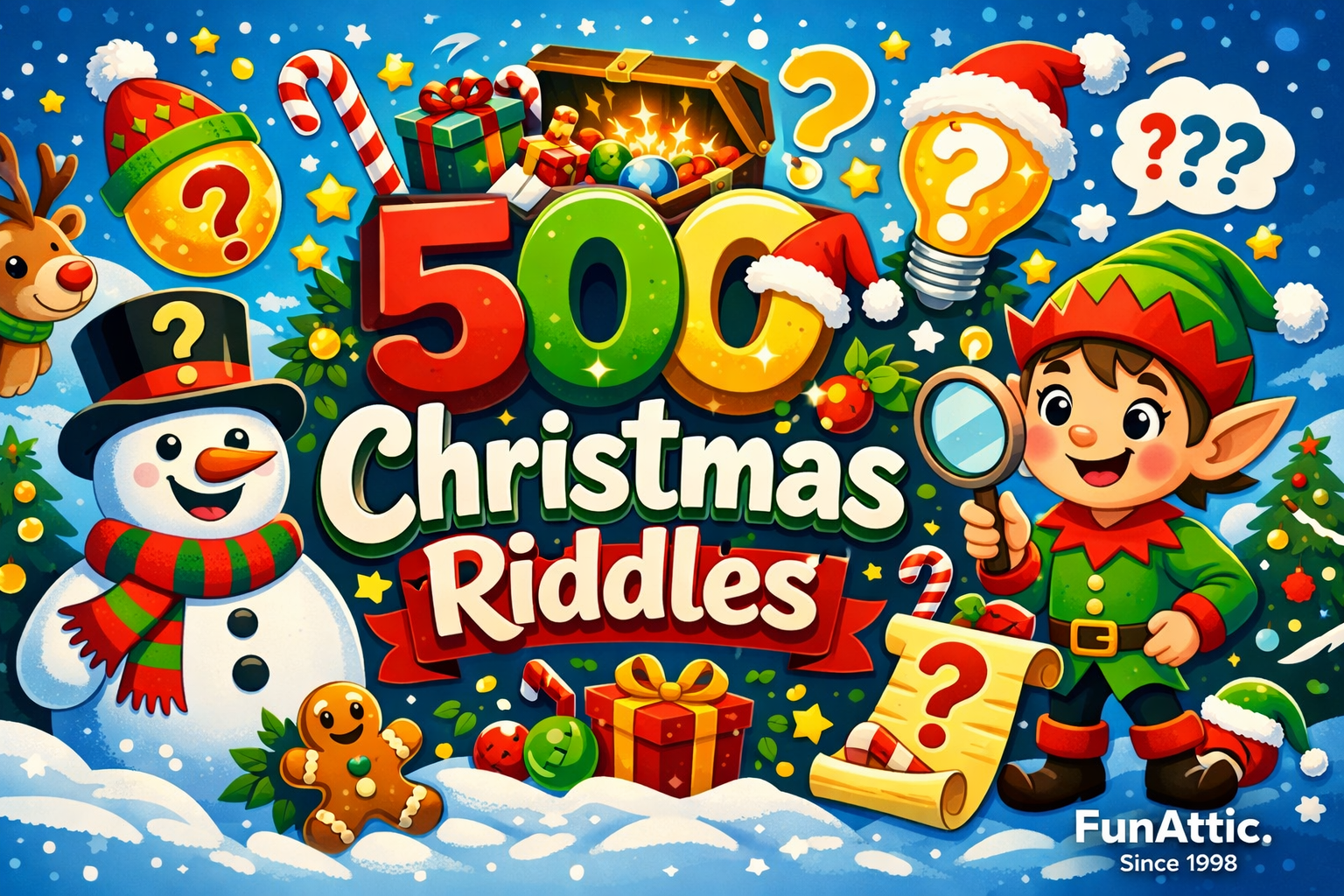 500 Christmas Riddles | Funny, Witty & Adult Holiday Riddles