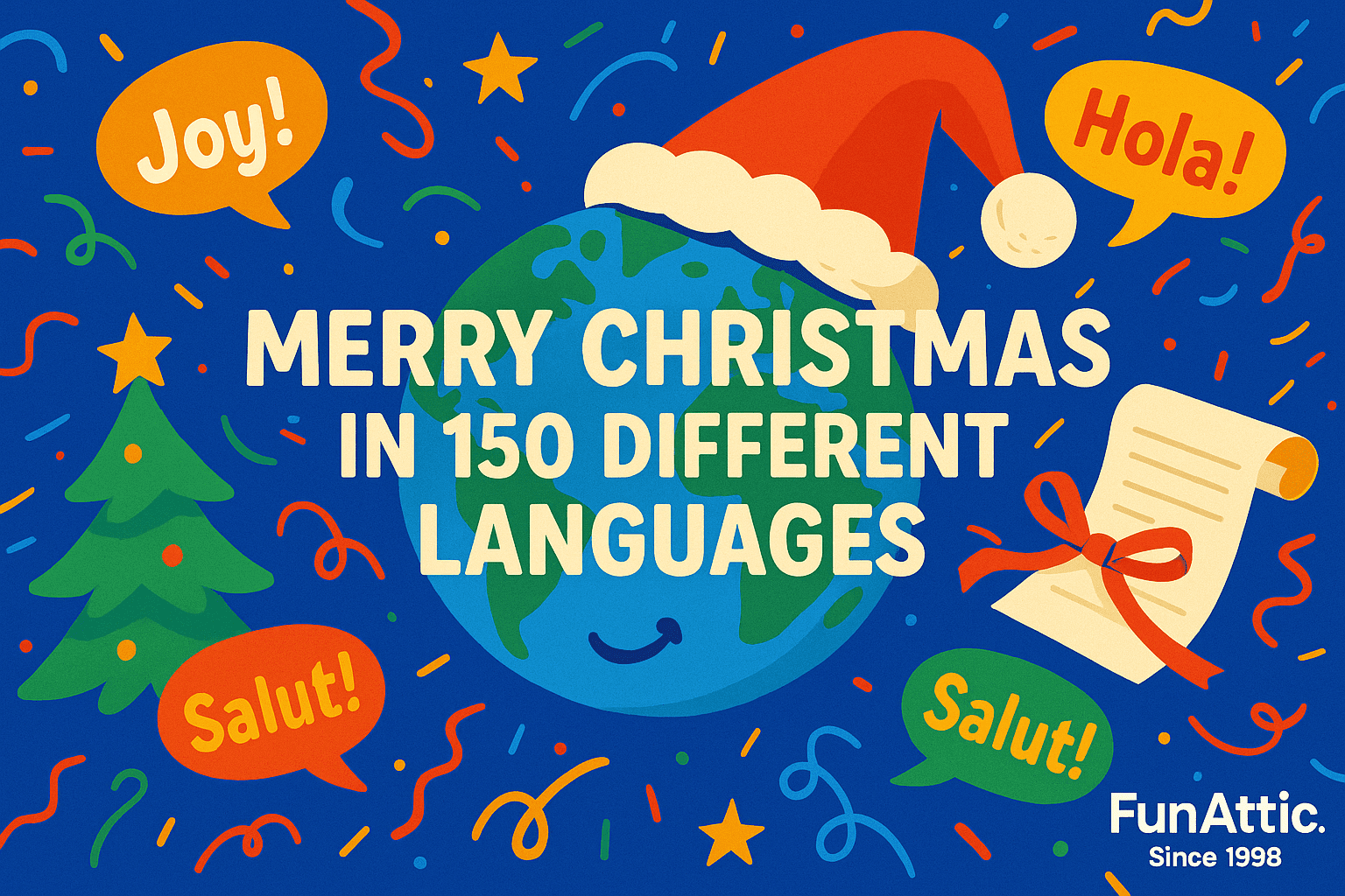150 Ways to Say Merry Christmas in Different Languages - FunAttic ...