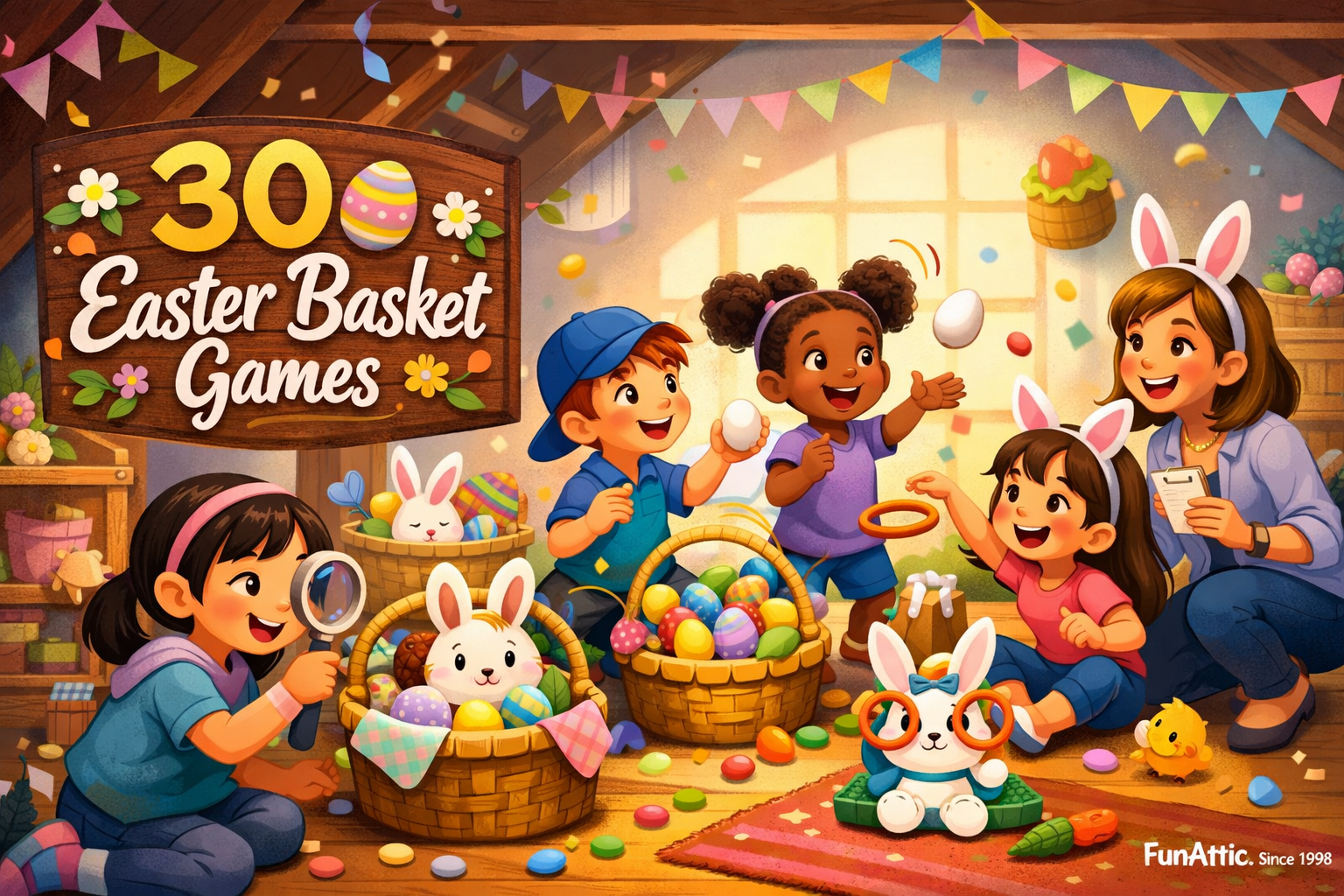 30 Easter Basket Games to Turn Candy Time into Playtime - FunAttic ...