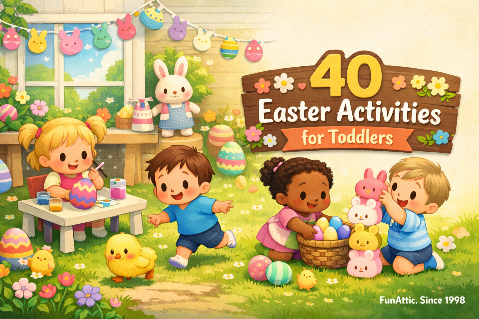40 Easter Activities for Toddlers to Hop Into Springtime Fun - FunAttic ...
