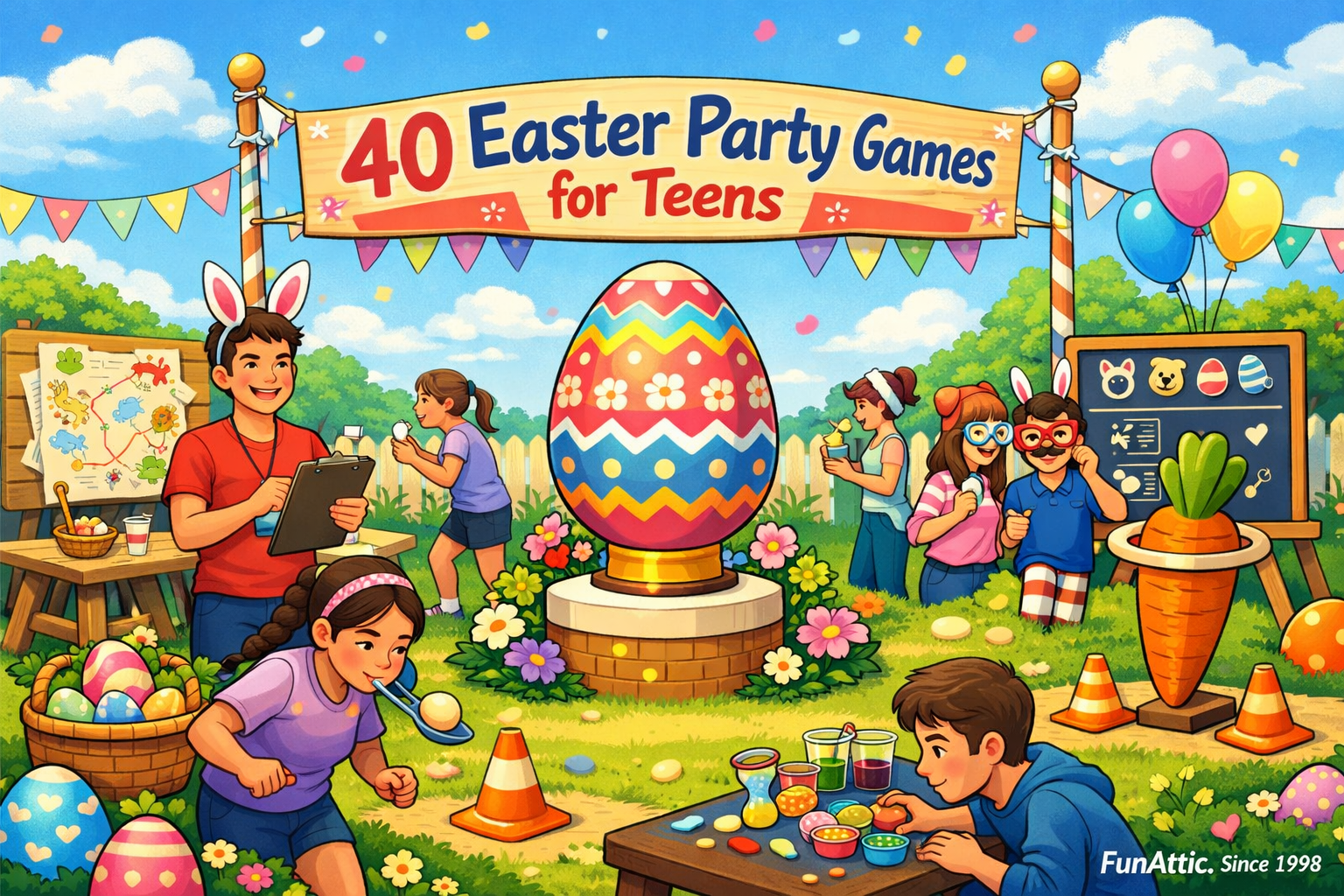 40 Easter Party Games for Teens That Beat “Just Hanging Out” - FunAttic ...