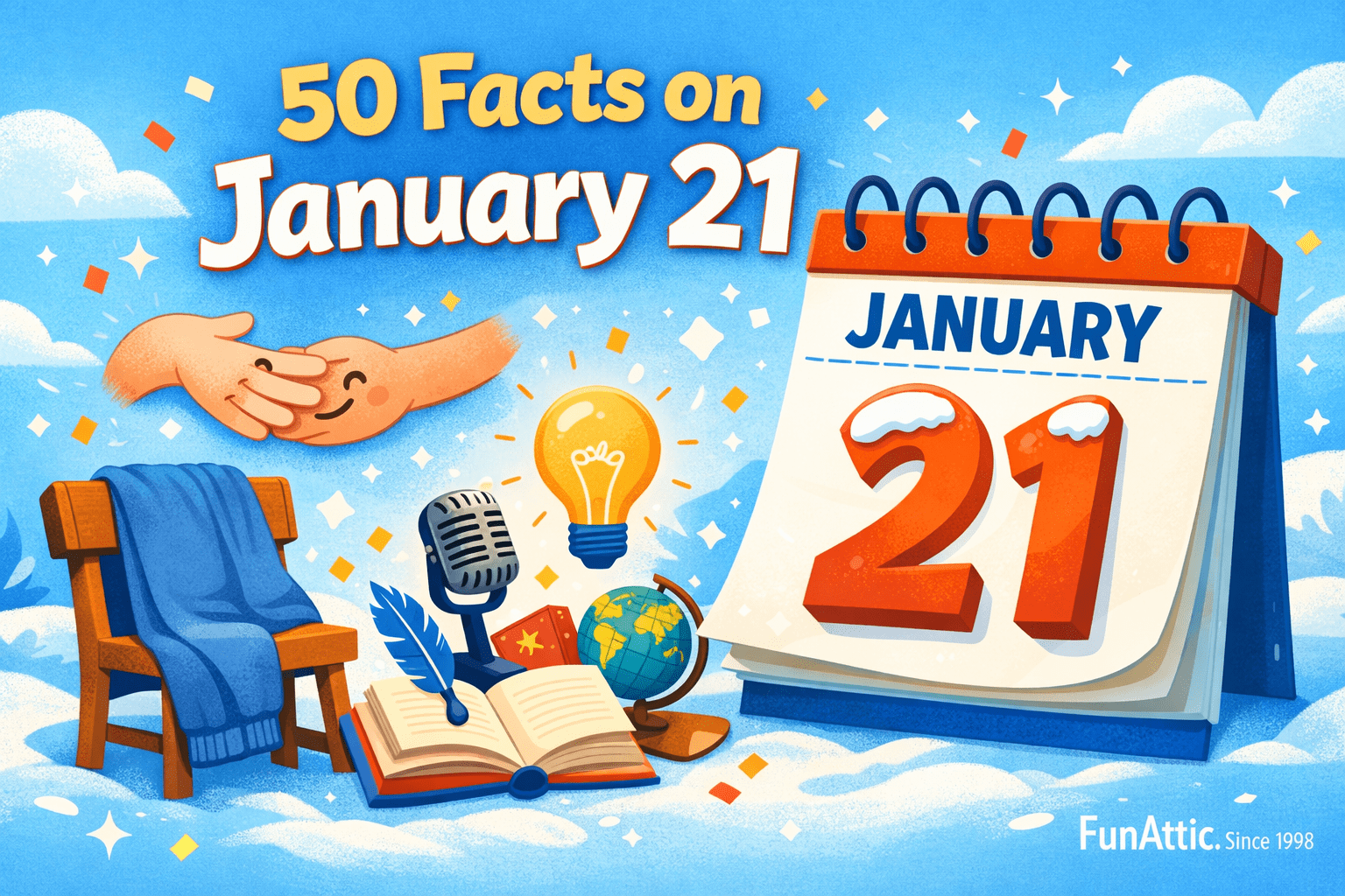 Facts on January 21: History, Holidays & Hug-Worthy Trivia - FunAttic ...