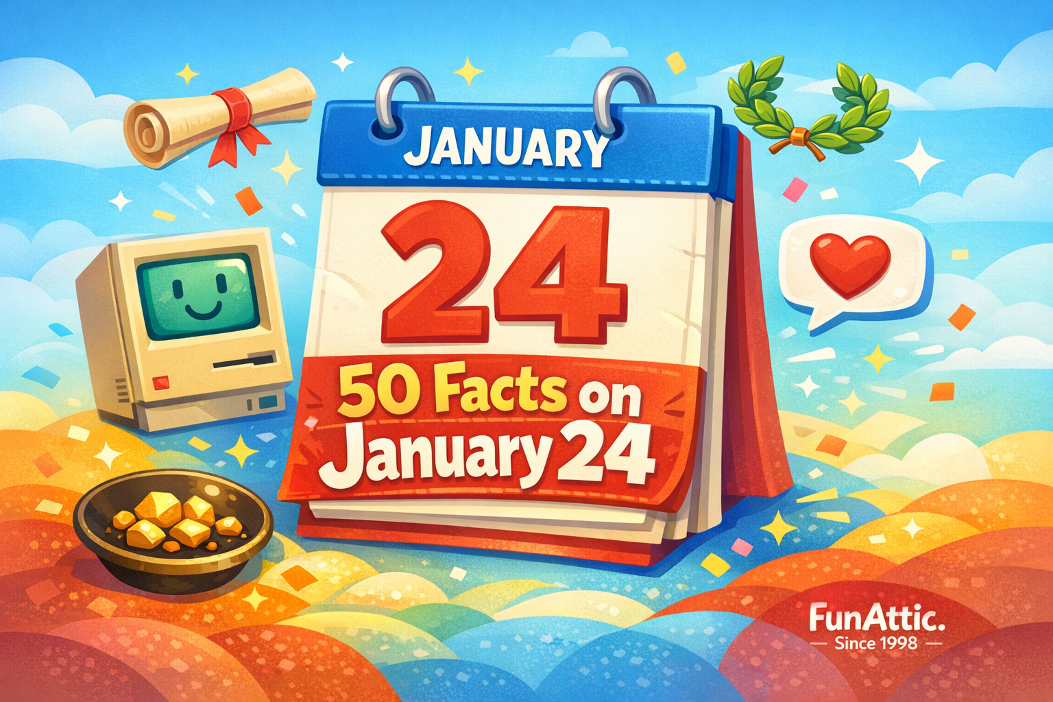 From Gold Rushes to Compliments: Facts on January 24 - FunAttic – Spreading Fun Since 1998