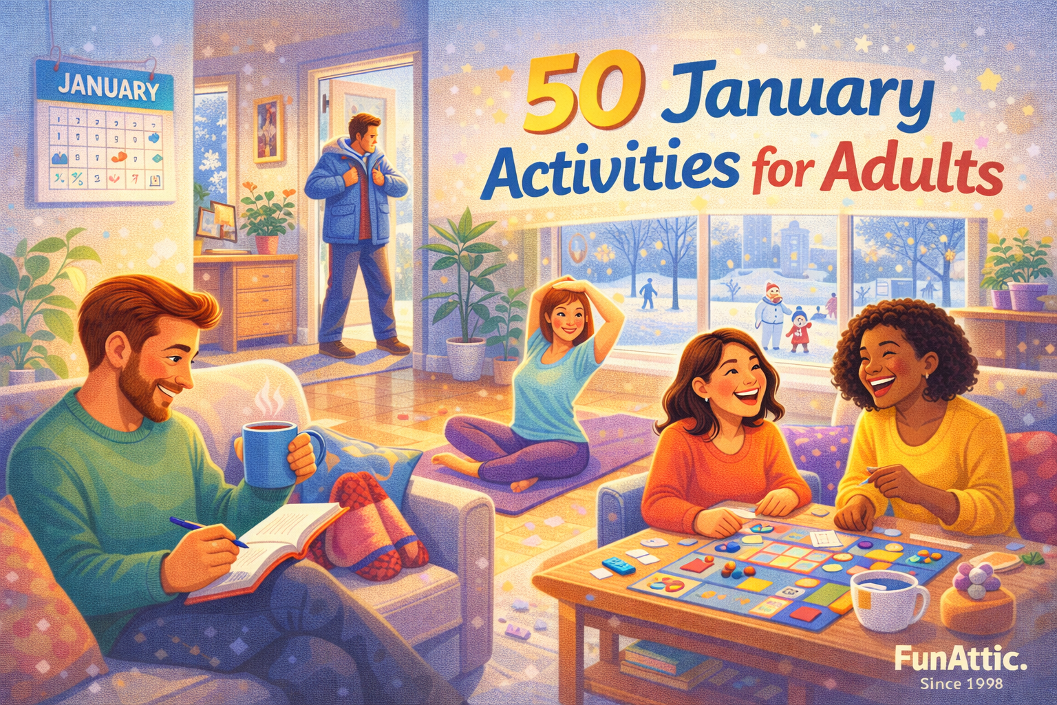 50 January Activities for Adults That Make Winter Actually Fun ...
