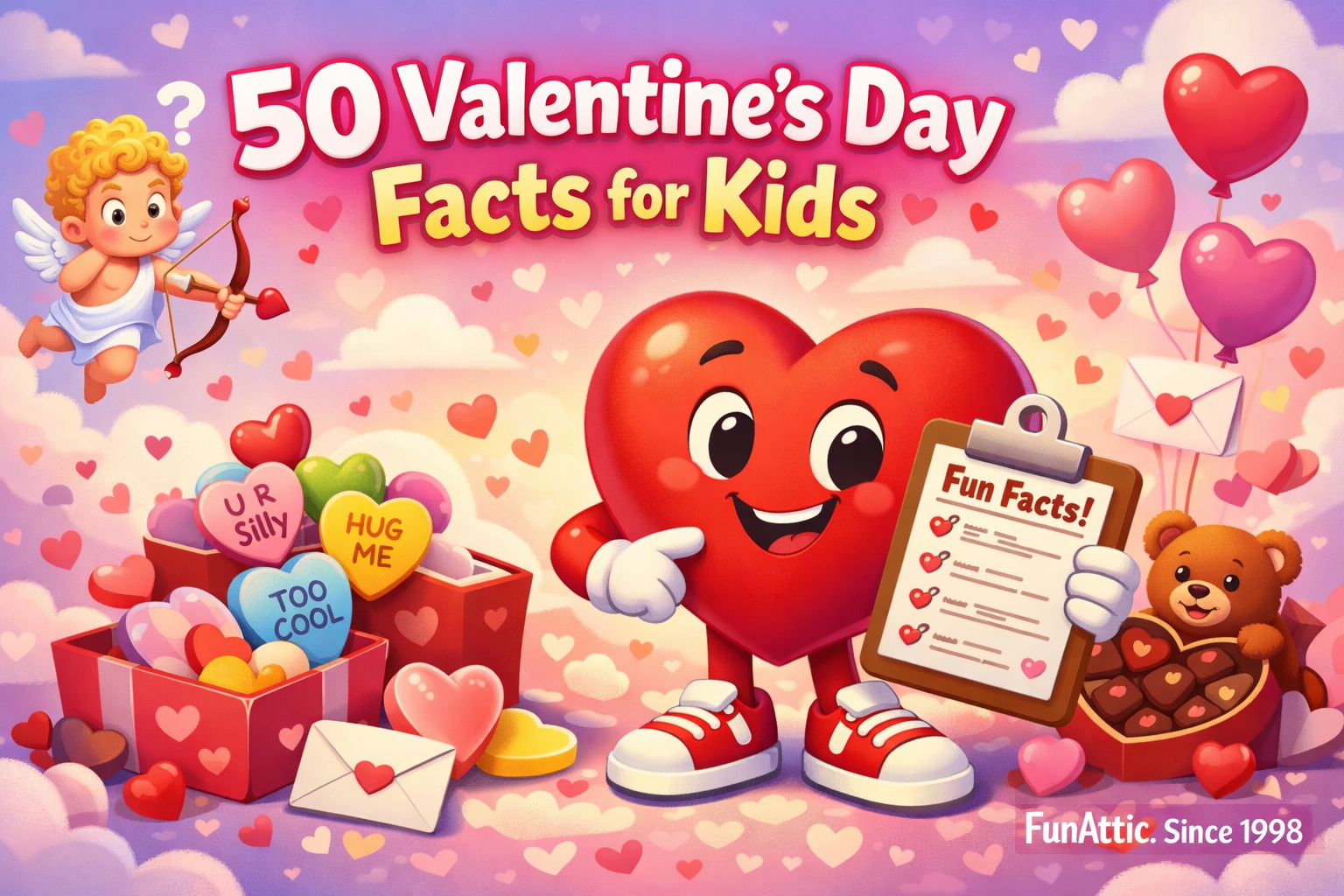 50 Valentine’s Day Facts for Kids That Are Cute, Cool, and a Little ...