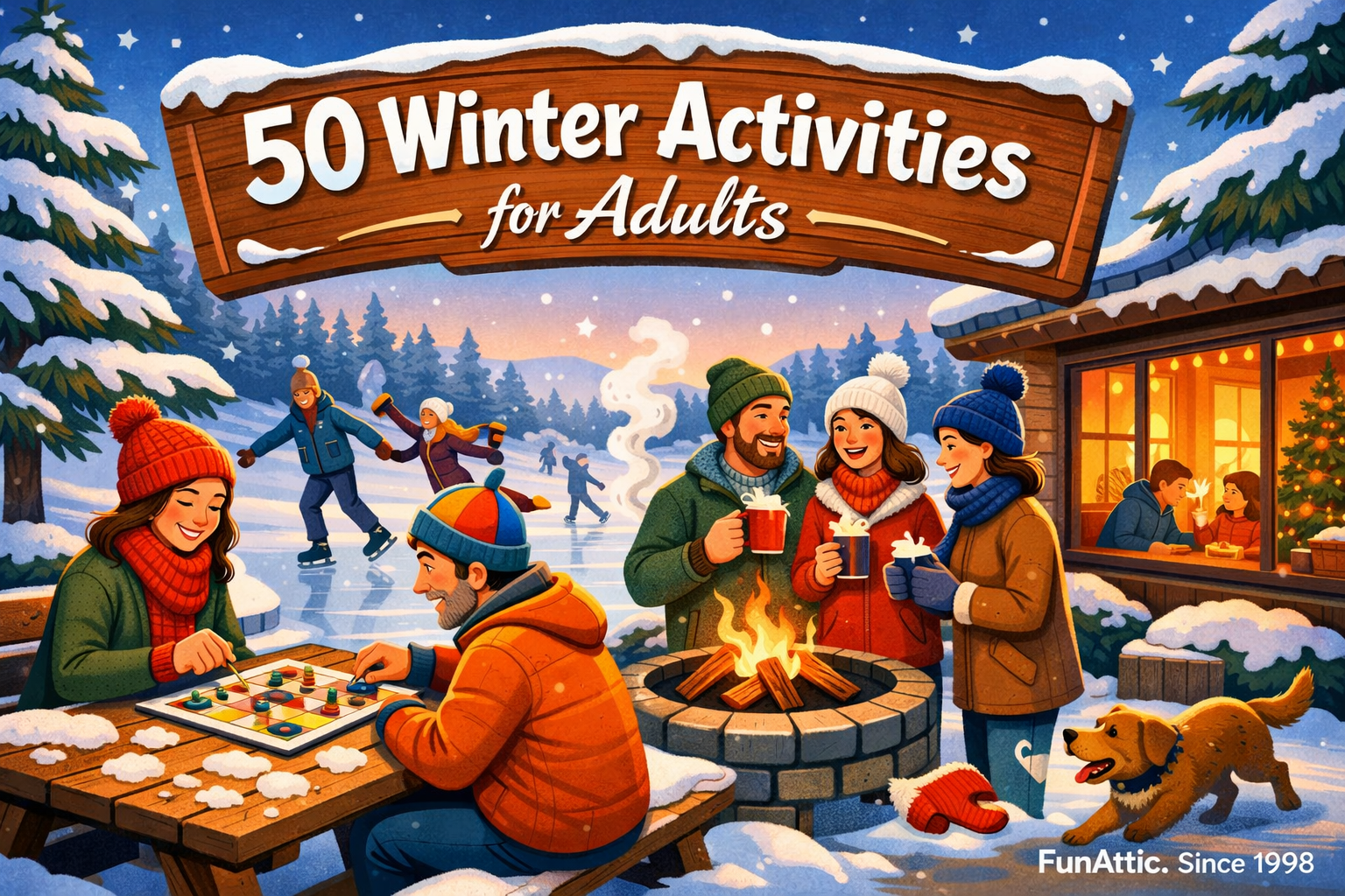 From Cozy to Crazy: 50 Winter Activities for Adults to Try - FunAttic ...