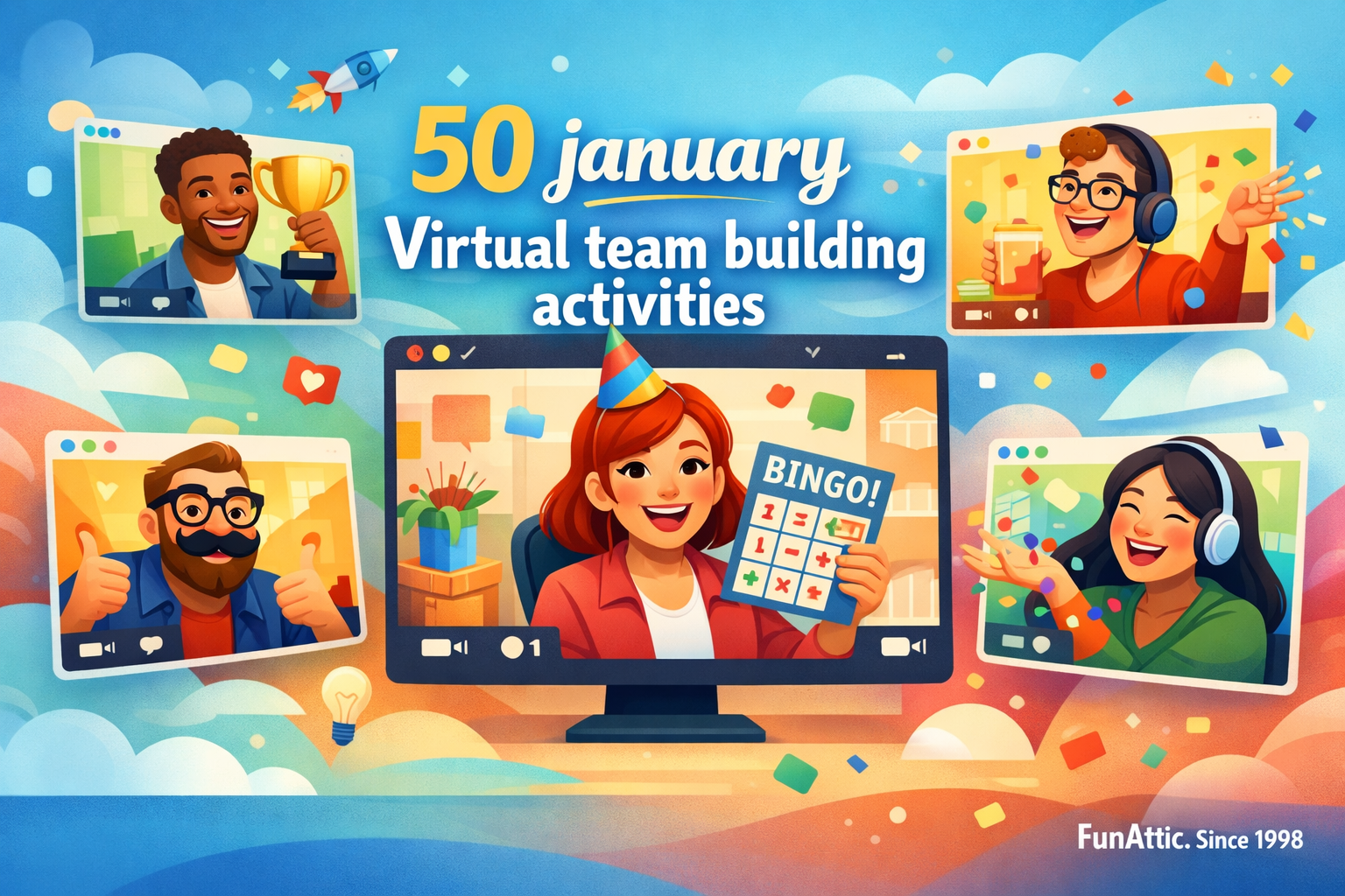 50 January Virtual Team Building Activities That Beat the Winter Work ...