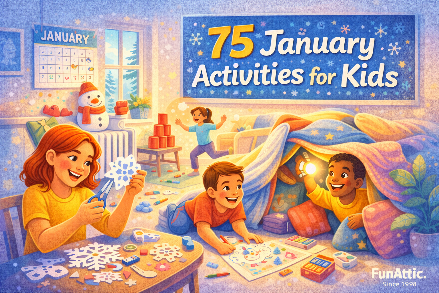 75 January Activities for Kids That Turn Cold Days Into Play Days ...